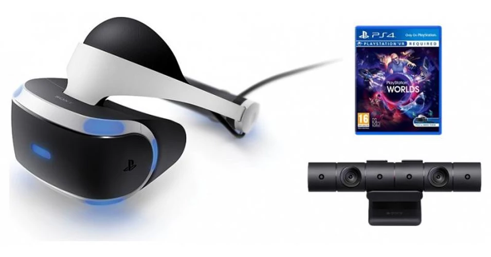 Playstation PS4 VR szemüveg + Kamera + VR Worlds (használt, 1 év ...